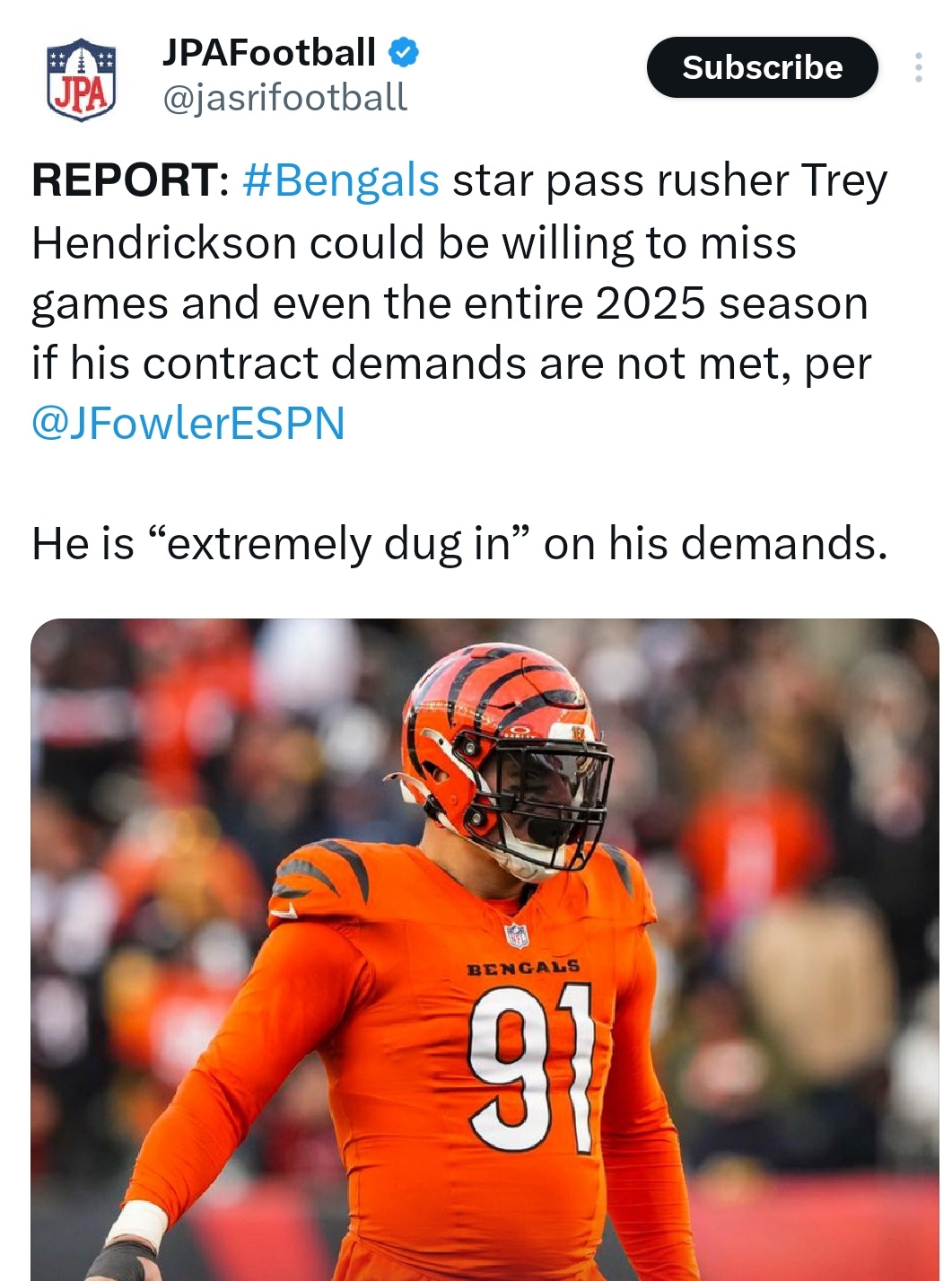 Trey'd Hendrickson? I don't think so. - Page 12 - THE BENGALS FORUM - GO-BENGALS.COM X WHO DEY X ...